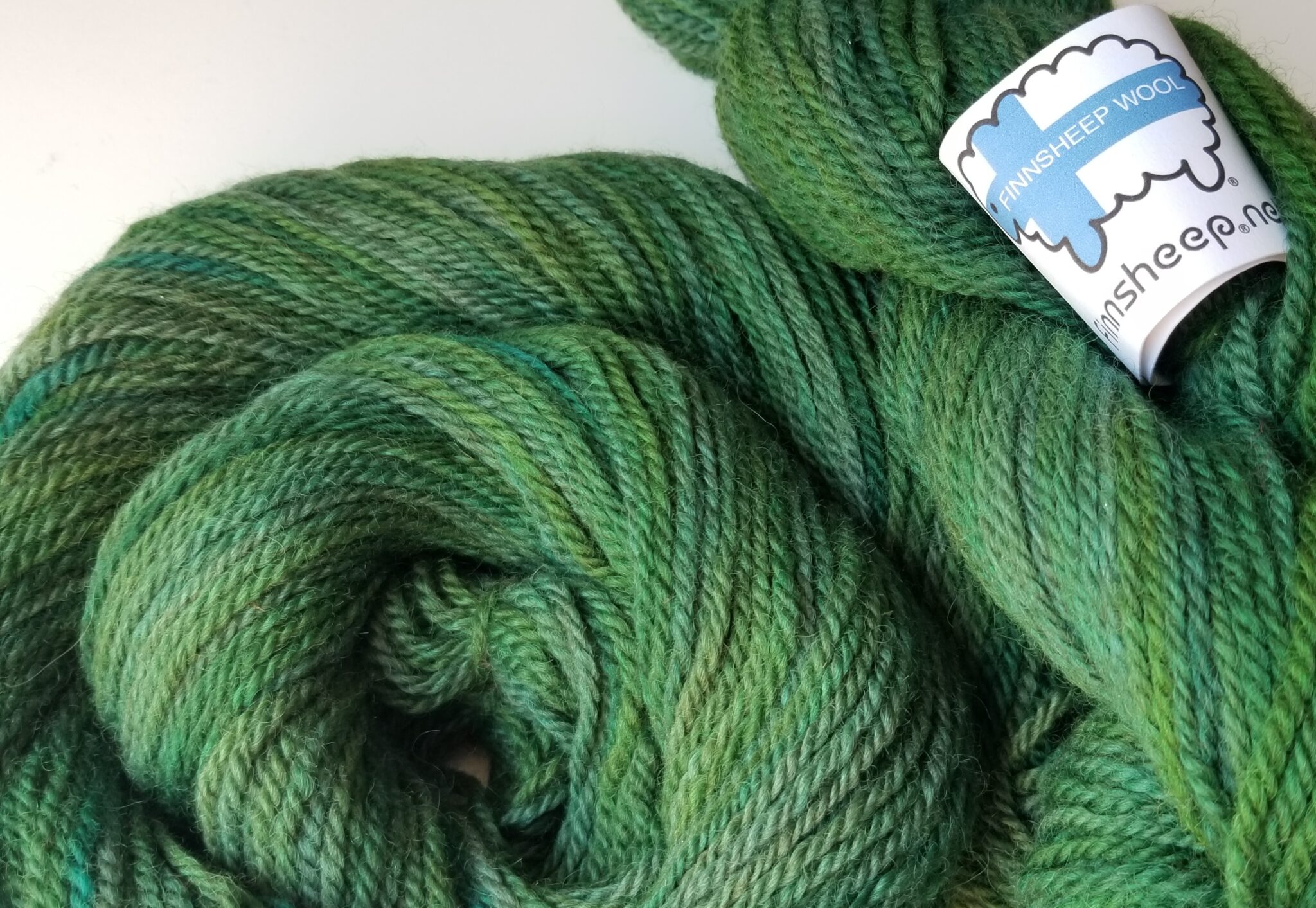 Finnish Forest Green FINNSHEEP Worsted Weight Wool Yarn, 4 oz, 200 yards. - Finnsheep.net ...